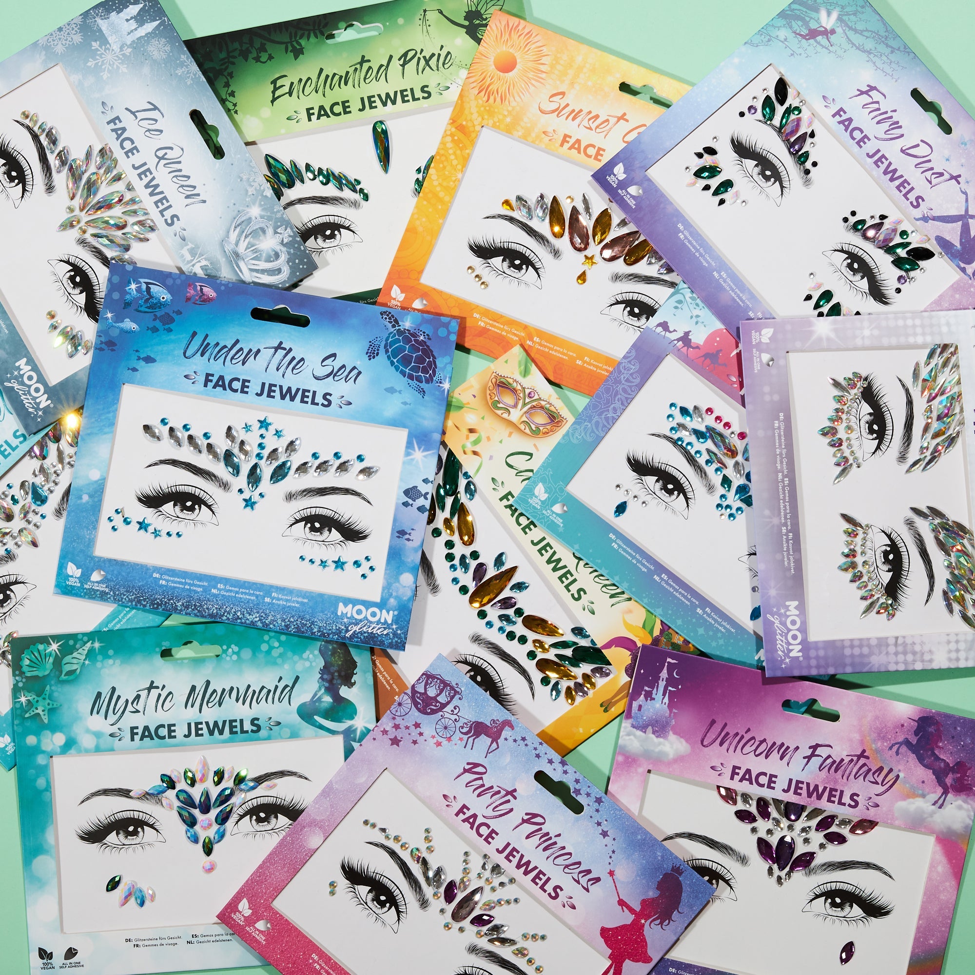 Stunning Face Jewels many colours available – Toast & Tonic